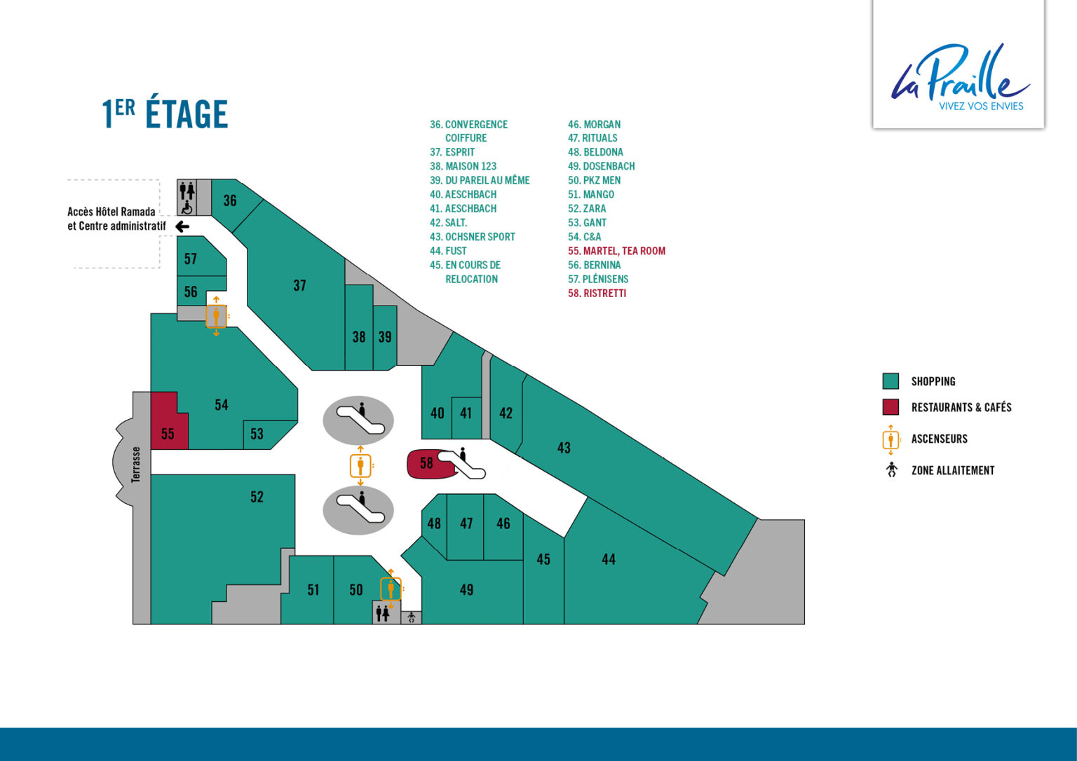 Plans du centre